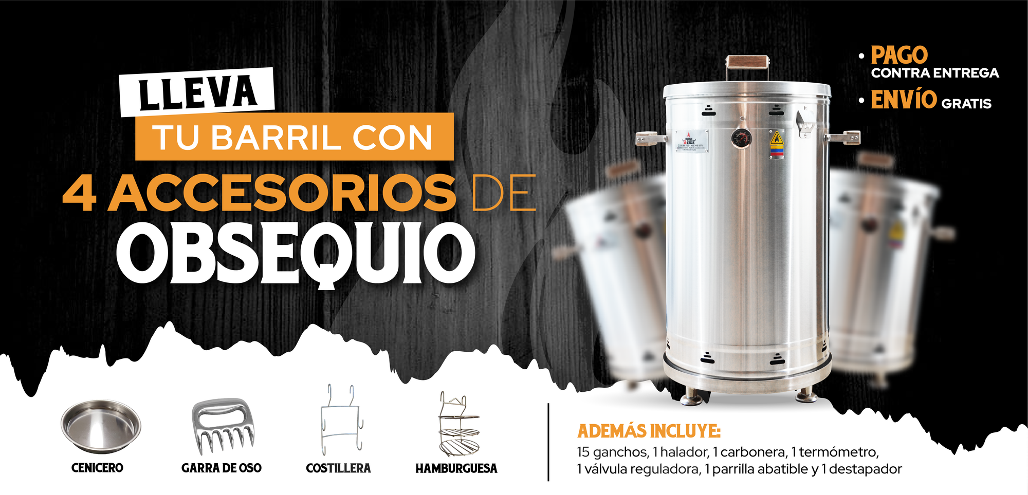 Barriles Ahumadores El Paisa